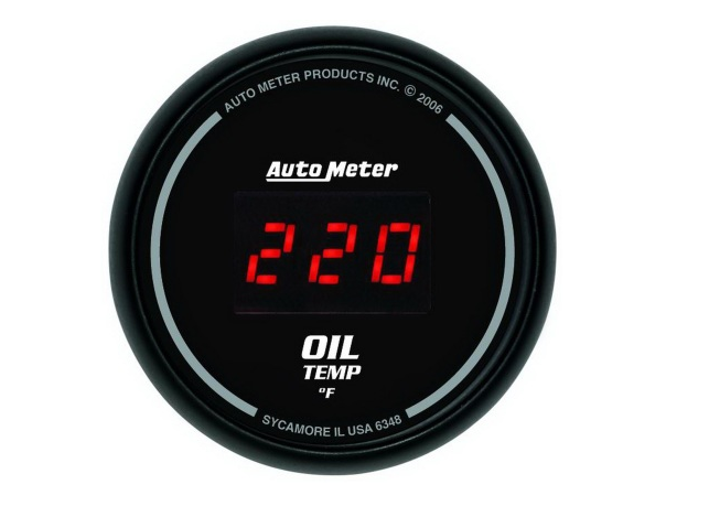 AutoMeter Digital Oil Temperature Gauge – Exceed Automotive Specialties